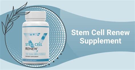 Stem Cell Renew Reviews 2024 • Consumer Report • Is It A Scam