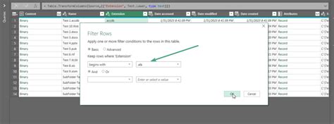 list of file names from a folder excel power query 05 excel and adam