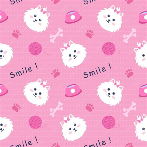 Premium Vector Smile Seamless Pattern Design Illustration With