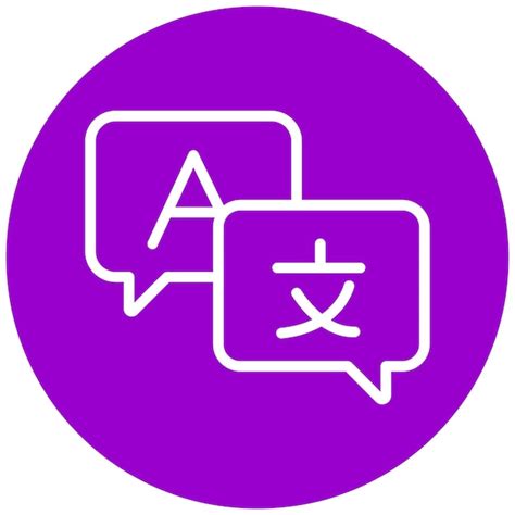 Premium Vector Vector Design Language Icon Style