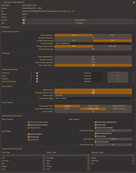 Asset Wizard For Blender Released Scripts And Themes Blender