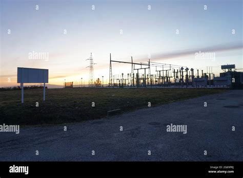 Production Of Electricity For Incorporation Into The Power Grid Stock Photo Alamy