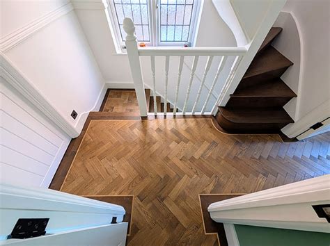 Antique Oak Herringbone Parquet E4 Craftedforlife Craftedforlife