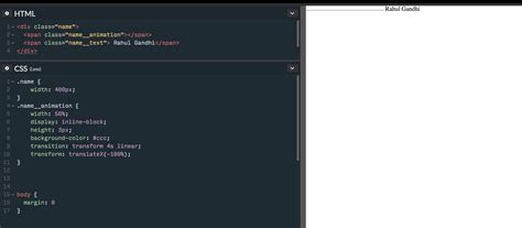 Javascript Css Animation Slide Line In From Left To Right Next To