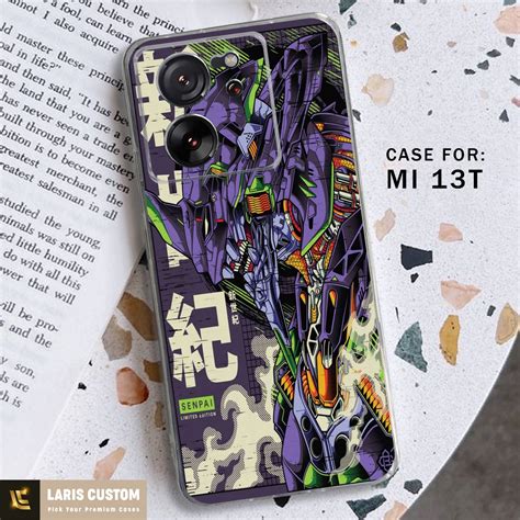 Case Mi 13t 13c 2023 Laris Custom Gundam Casing Bening Hp Aesthetic