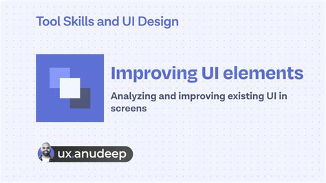 Improving The UI Elements Figma
