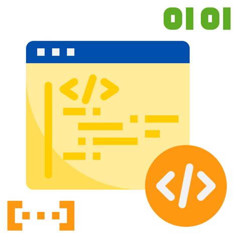 Coding Srip Flat Icon