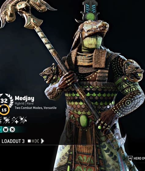 My Favourite Presets For My Medjay 1st Is Anubis Inspired Second Is Horus Third Is Sobkek