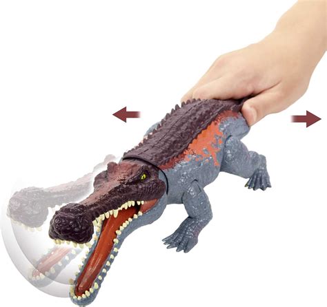 Buy Jurassic World Massive Biters Larger Sized Sarcosuchus Dinosaur