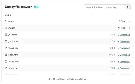 New Feature Browse Files In Your Deploy With The Deploy File Browser Updates Netlify