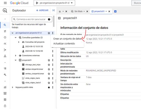 Gcp Bigquery — Crear Datasets Tablas Particionadas Y Sin Particionar