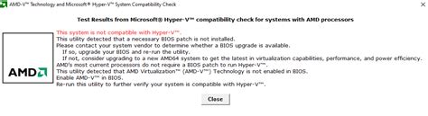 Not Able To Enable AMD V On Aspire E 15 Laptop Getting An Error Saying AMD V Is Disabled Acer