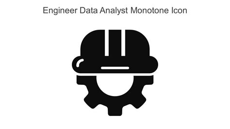 Engineer Data Analyst Monotone Icon In Powerpoint Pptx Png And Editable Eps Format PPT Presentation