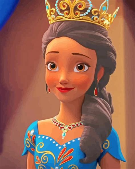 Queen Elena Of Avalor Paint By Numbers Paintings By Numbers
