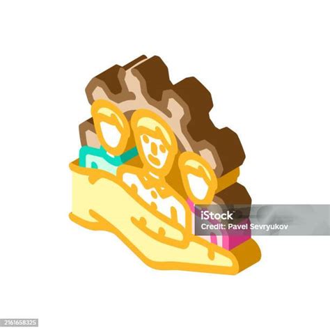 공급 업체 관리 비즈니스 프로세스 아이소 메트릭 아이콘 벡터 일러스트 레이 션 그래프에 대한 스톡 벡터 아트 및 기타 이미지