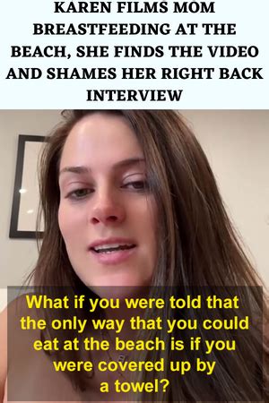Karen Films Mom Breastfeeding At The Beach She Finds The Video And Shames Her Right Back Artofit