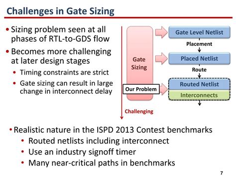 ppt high performance gate sizing with a signoff timer powerpoint
