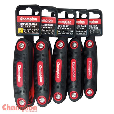 Fold Key Sets 5 Types X 2 Per Ea 10 In Total Champion Parts