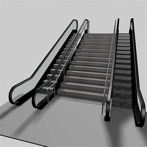 Escalator Stair 3d Model