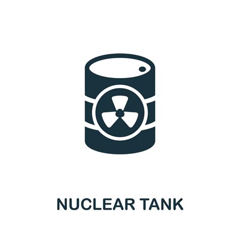 Nuclear Tank Icon Simple Element From Global Warming Collection