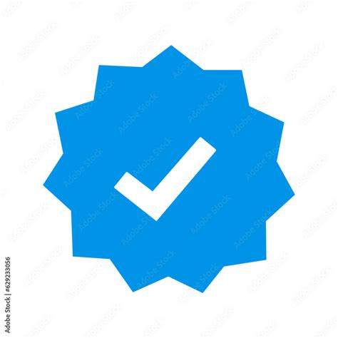 Instagram Verified Profile Badge Blue Verified Instagram Account Icon Social Media Account