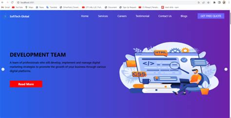 Create Your Business Website In Reactjs And Javascript By Umediadesign