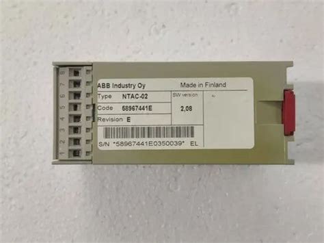 Abb Ntac 02 Pulse Encoder 58967441e Rev E Sw Version 2 08 At ₹ 5500 Piece Abb Plc In
