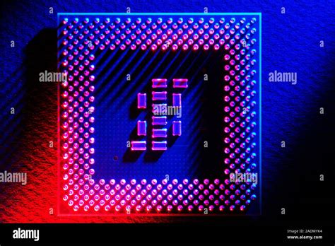 Microprocessor Chip Chips Such As This Are Used As The Central