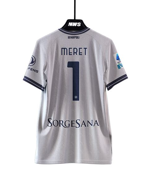 Alex Meret Cagliari Calcio Ssc Napoli Matchwornshirt