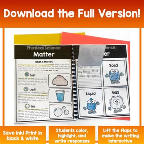 Physical Science Student Notebook Free Sample By Jessica Rosace