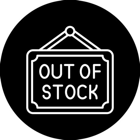 Out Of Stock Vector Icon Style 22546964 Vector Art At Vecteezy