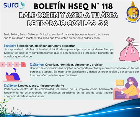 Boletín N° 118 Orden y seo | Ecolcin S.A.S.