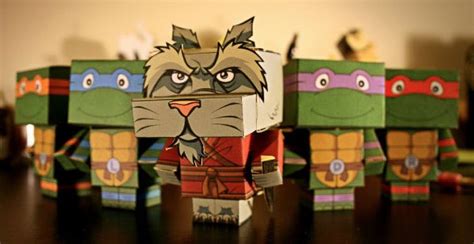 Teenage Mutant Ninja Turtles Papercraft Model Paperox Free Papercraft