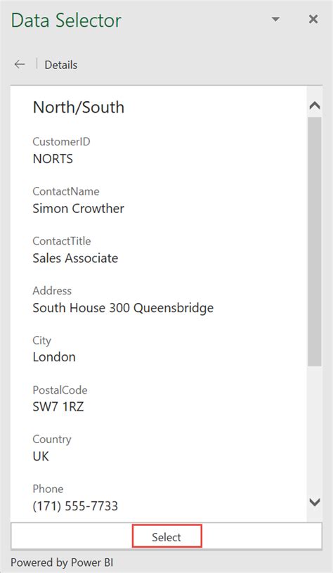Access Power Bi Featured Tables In Excel Power Bi Microsoft Learn