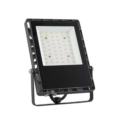 Projetor Led Smd W Preto Lm W K