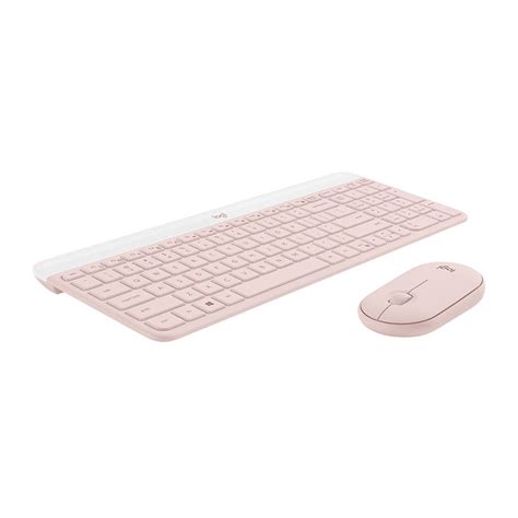 Logitech Mk470 Slim Wireless Keyboard And Mouse Combo Rose 920 011326 Mwave