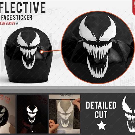 Venom Motorcycle Helmet Etsy