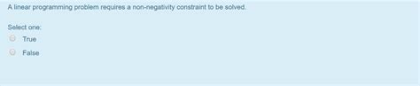 Solved A Linear Programming Problem Requires A Chegg