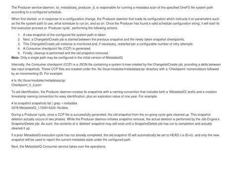 Producer Service Data Indexing And Discovery With Powerscale Onefs