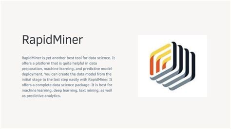 Top 10 Statistics Tools To Get Better Data Insights Ppt