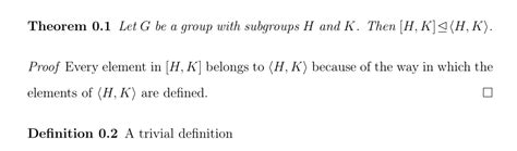 Spacing Vertical Space Between Proof And Theorem Environments TeX LaTeX Stack Exchange
