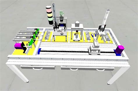 Virtual Simulation Model Of Automatic Production Line Based On Vup Download Scientific Diagram