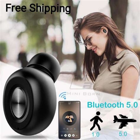 Mini Born Wireless Earbud Mini Single Bluetooth Earphone Sport In Ear Headphone Invisible