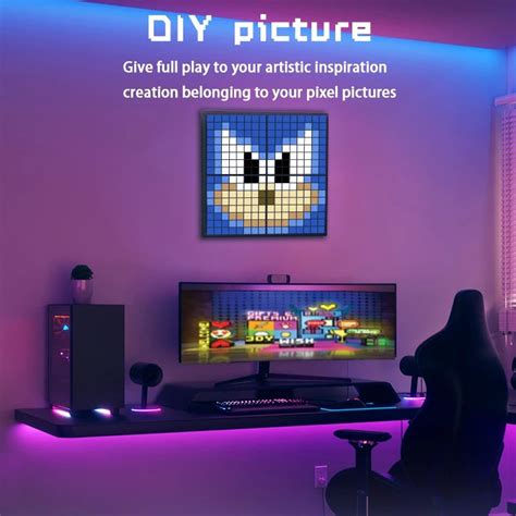 Ws2812b Diy Smart Led Matrix Pixel Panel Lamp Addressable Rgb Pattern Graffiti Scrolling Text
