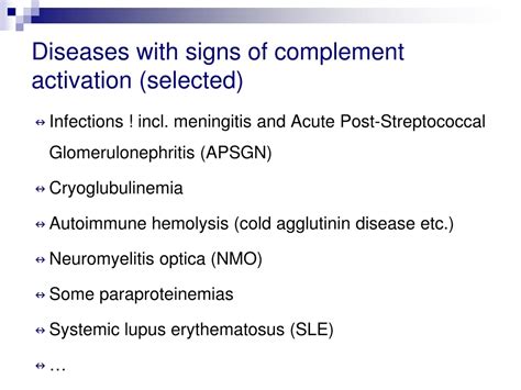 PPT Complement System Functions And Dysregulation In Diseases PowerPoint Presentation ID