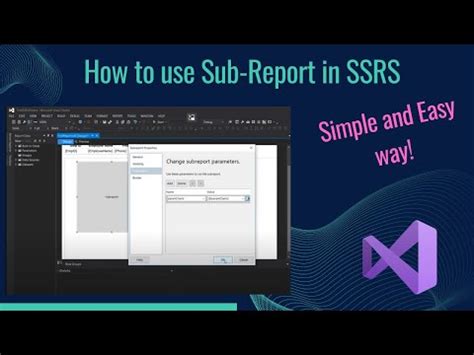 How To Create Subreport And Pass Report Parameters To Subreport In SSRS YouTube