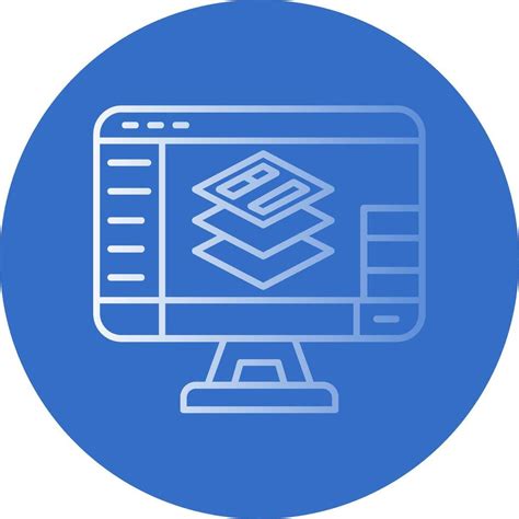 Layers Gradient Line Circle Icon 40833198 Vector Art At Vecteezy