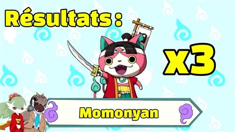 Résultats Concours Momonyan Sur Yokai Watch 3 Youtube