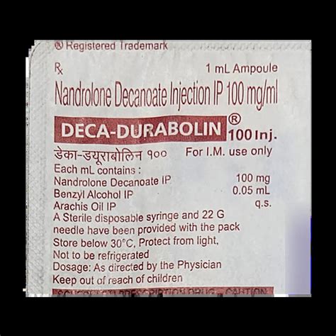 Deca Durabolin 100mg Injection 1 Ml Price Uses Side Effects And