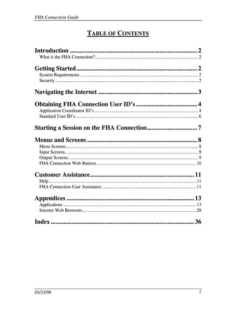 Fillable Online FHA Connection Guide Fax Email Print PdfFiller